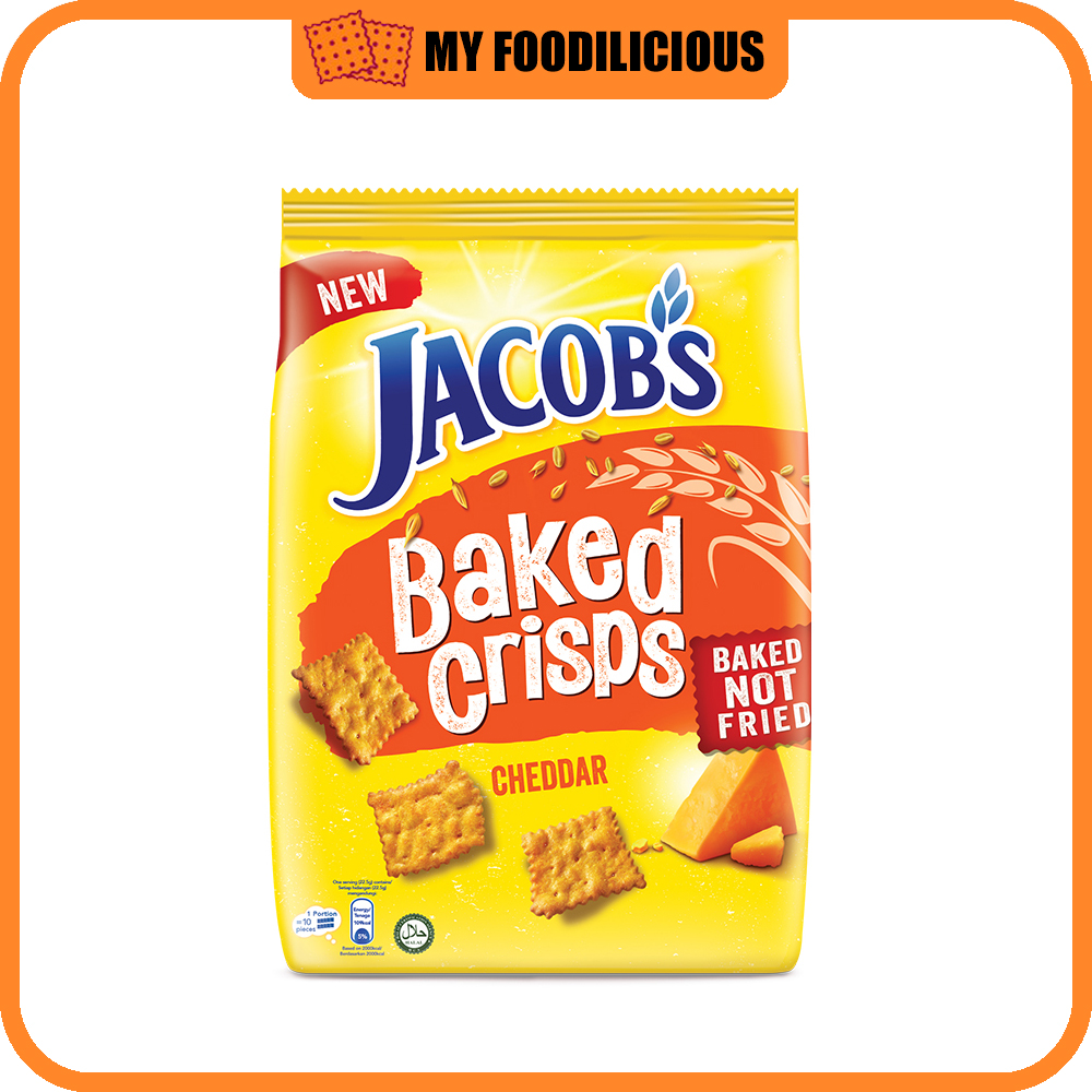 Jacob's Baked Crisps - Original, Sour Cream, and Cheddar Baked Crips ...