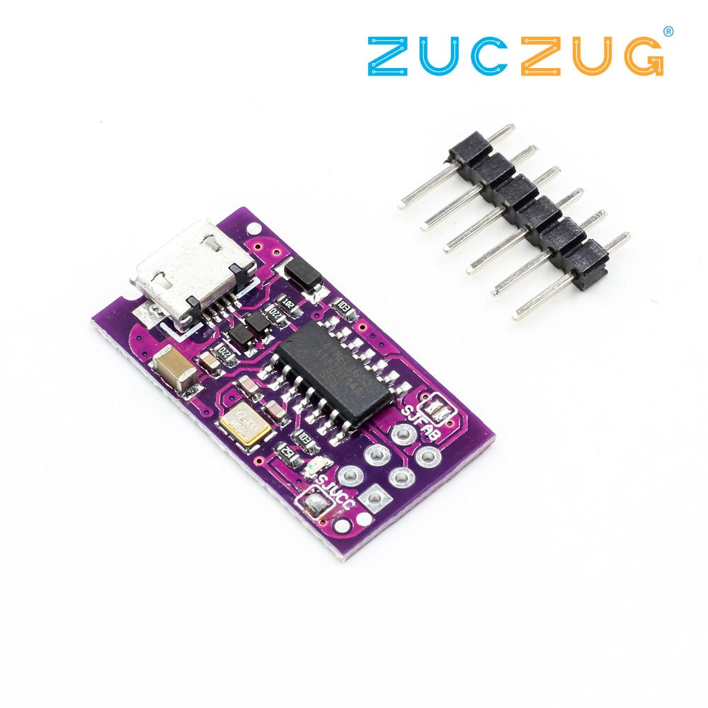 【OneWorldStore】5V Micro USB Tiny AVR ISP ATtiny44 ATTiny85 USBTinyISP ...