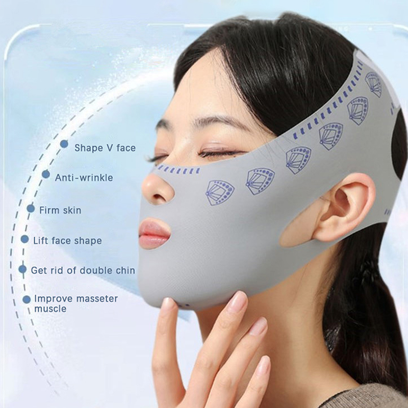 Chin Cheek Slimming Bandage V Shaper Line Lifting Mask Face Anti ...