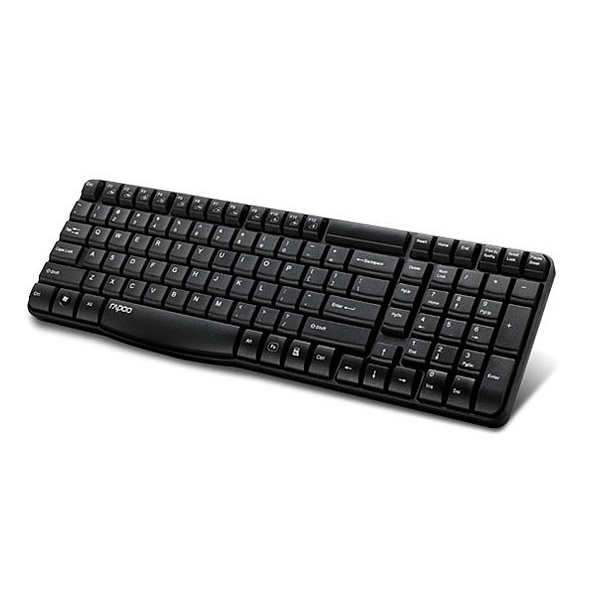 Rapoo E1050 Durable 2.4GHz Computers Keyboard Spill-resistant Design ...