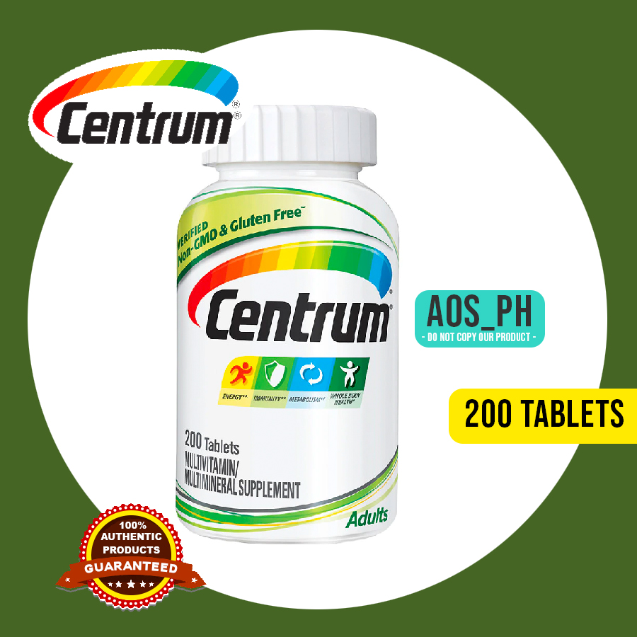 Centrum Adults Complete Multivitamin & Multimineral Supplement Tablets ...