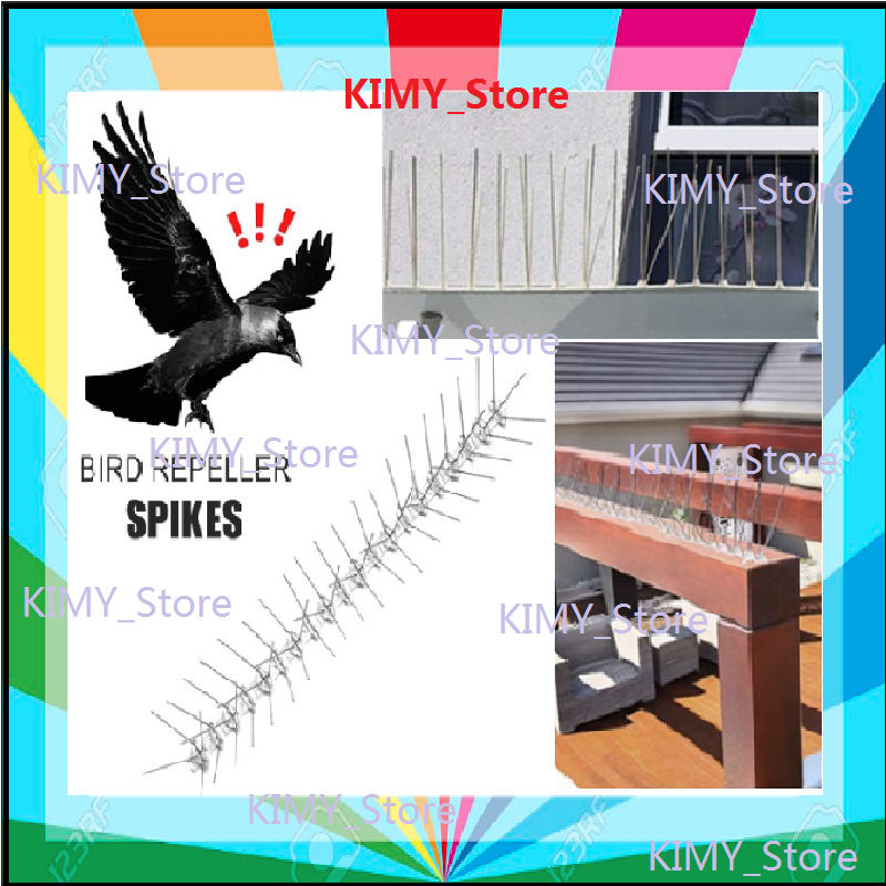 🌼Ready Stock🌼 50cm 60 Stainless Steel Spikes Bird And Pigeon Spikes ...