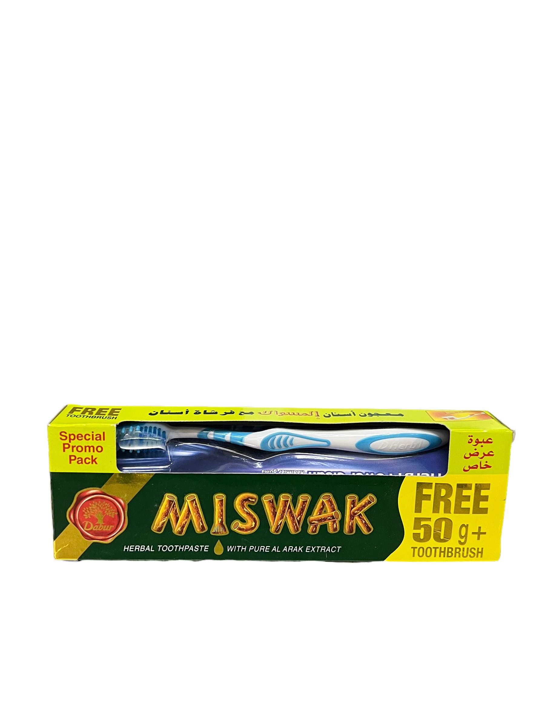 DABUR MISWAK TOOTHPASTE AND FREE TOOTHBRUSH | Lazada Singapore