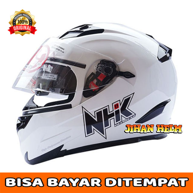 helm / helm nhk / nhk / helm full face nhk rx9 black doft terbaru ...