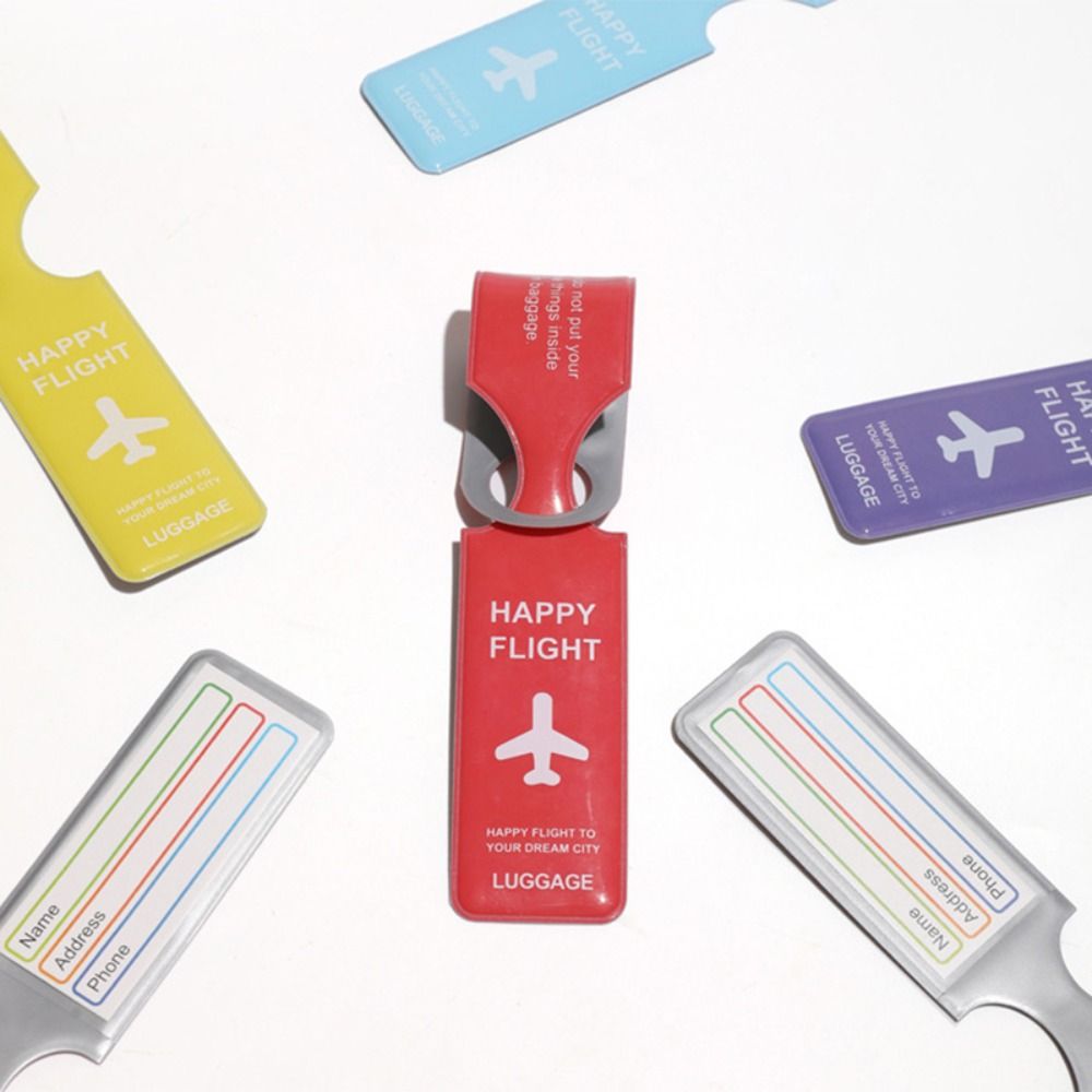 Soft Boarding Pass PVC Luggage Tag Address Label Information Card ...