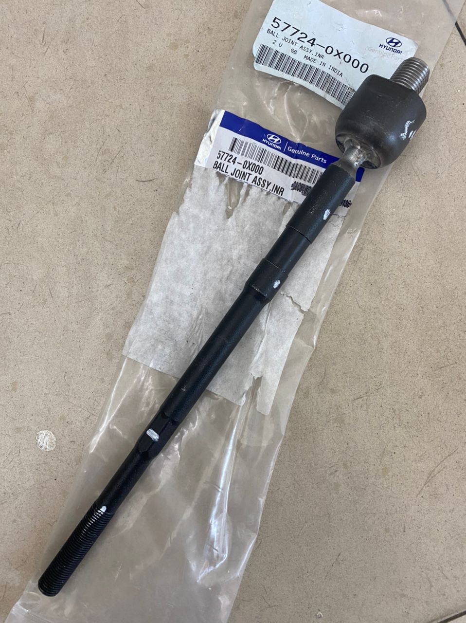 STEERING RACK END LEFT & RIGHT GENUINE PART (ORIGINAL) [57724-0X000 ...