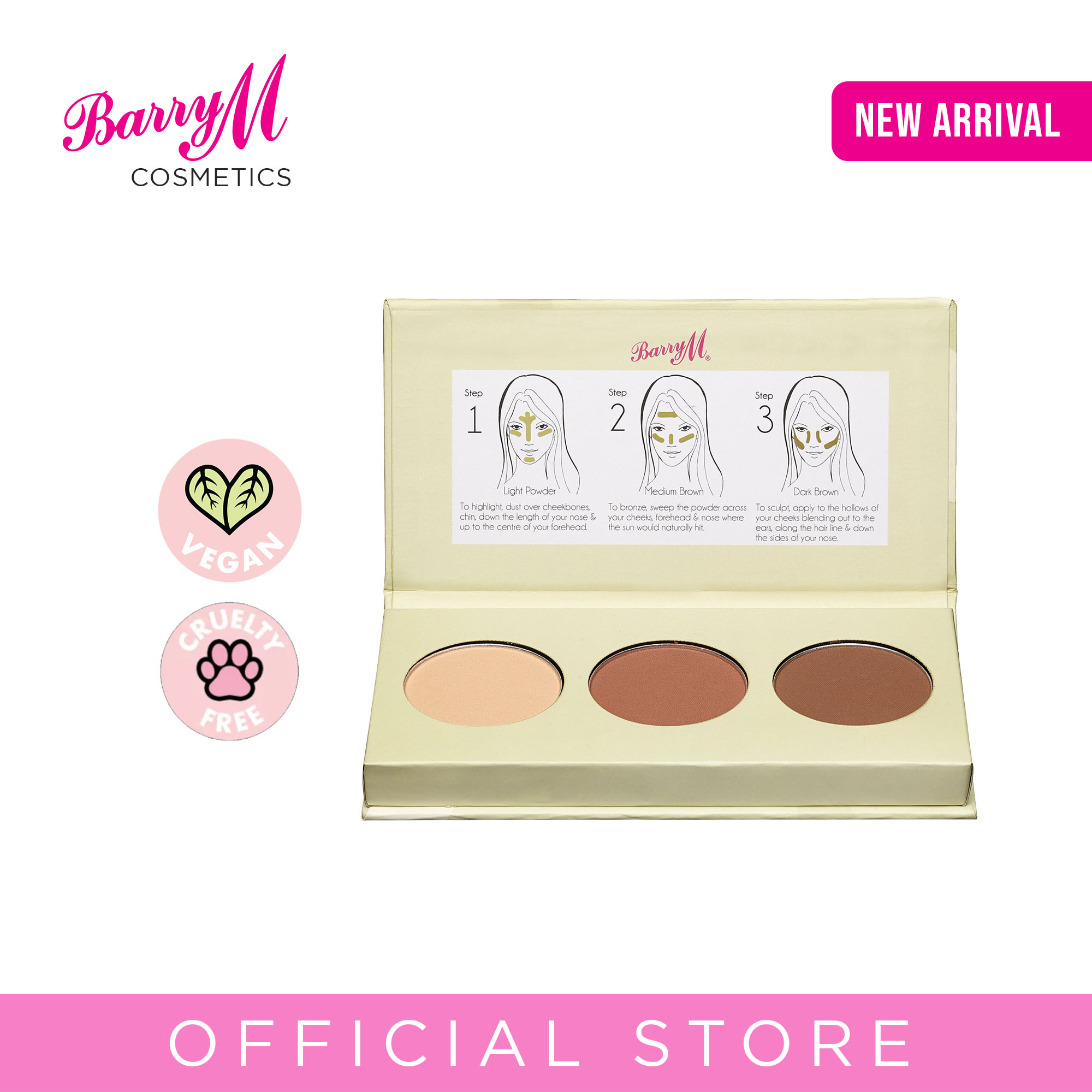 Barry M Chisel Cheeks Contour Kit | Lazada PH
