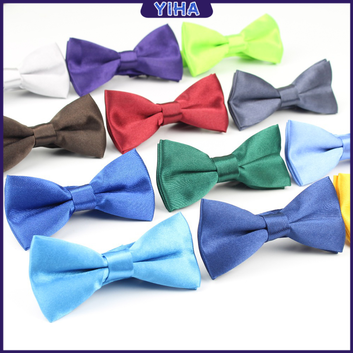 Yiha โบว์หูกระต่ายเด็ก ปรับความยาวสายได้ ผ้าซาติน 2 ชั้น Kids Bow ...