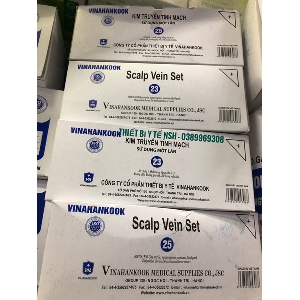 ️ [HỘP 50 cái] KIM CÁNH BƯỚM 23G 25G VINAHANCOOK KIM BƯỚM TRUYỀN TĨNH ...