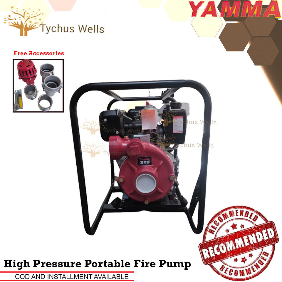Yamma High Pressure Portable Fire Pump 12 HP | Lazada PH
