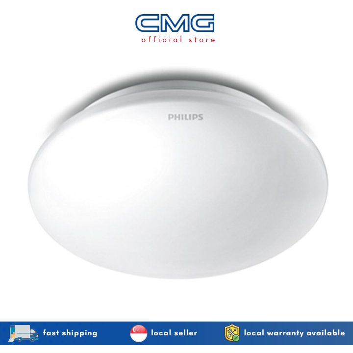 Philips CL200 Moire Ceiling Light EyeComfort Round Colour Temperature ...