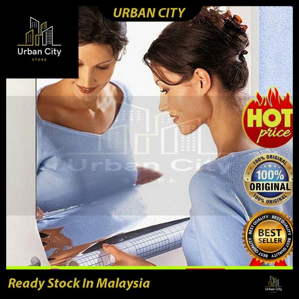 Reflective Mirror Stickers Self-Adhesive Wall Decal Sticker Bedroom ...