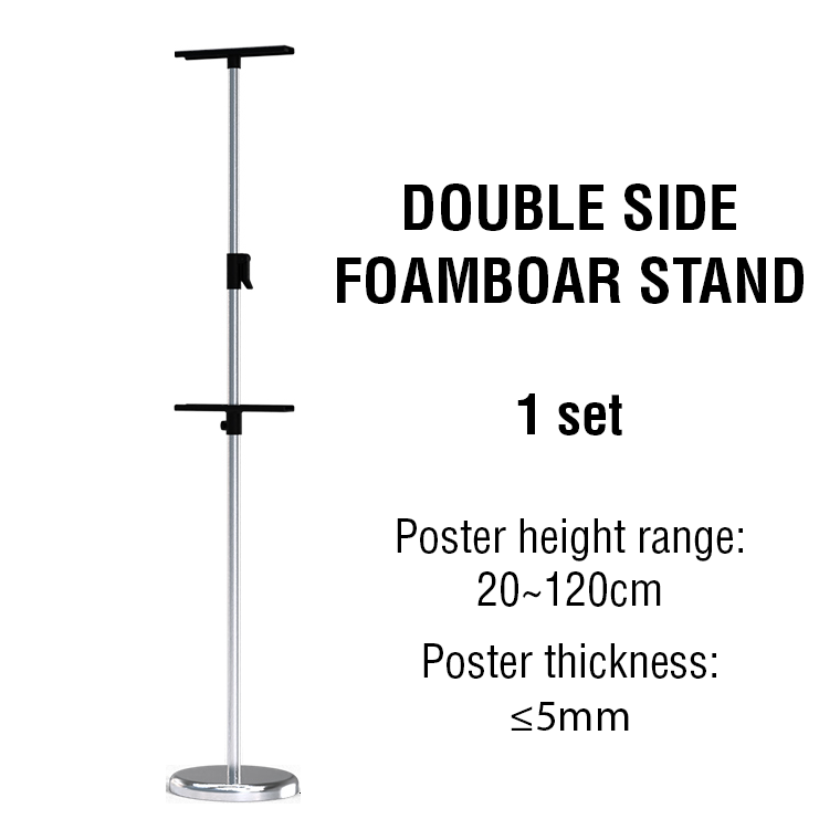 Randle Stainless Steel Foamboard Poster Stand | Double sided Kapaline ...