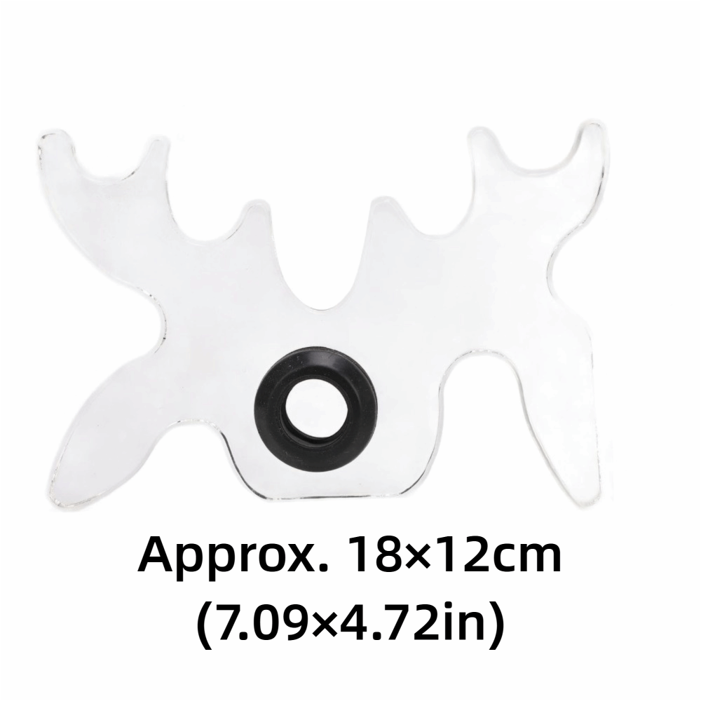 Billiard accessories Clear Acrylic Billiard Bridge Head Rubber Stable ...