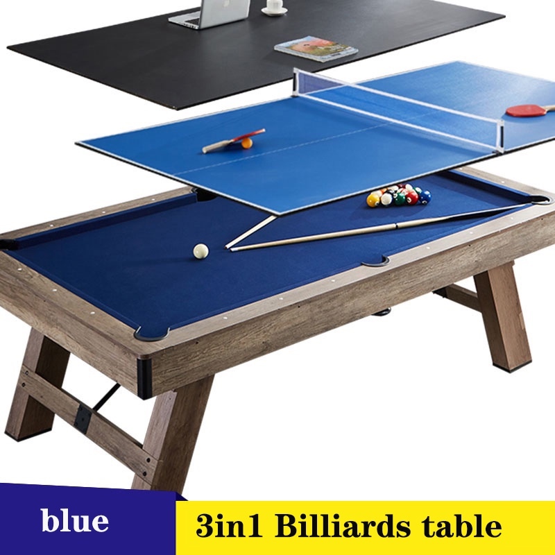 Billiard 7/8/9 Feet Standard American Black Eight 3in1 Multi-Function ...