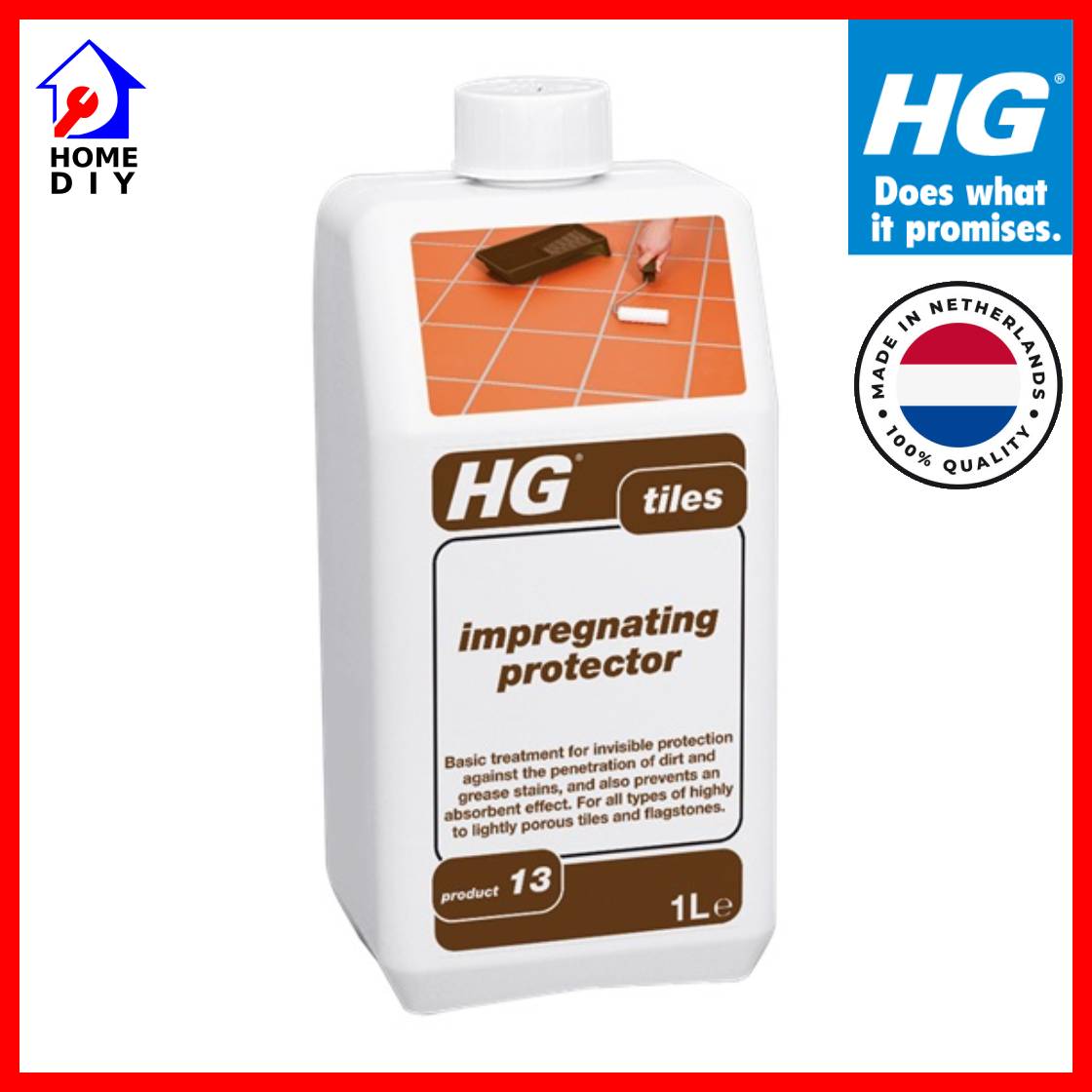 HG Impregnating Protector For Tiles 1L - Floor Treatment for High To ...