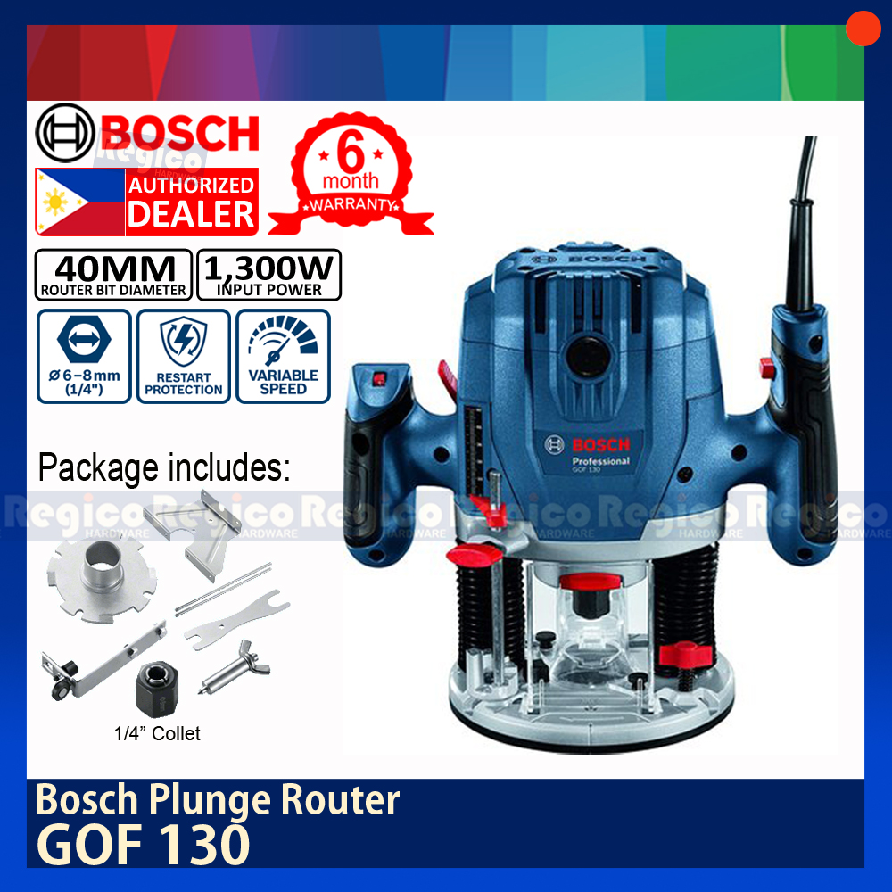 Bosch GOF 130 Plunge Router Bosch CoC Regico Hardware | Lazada PH