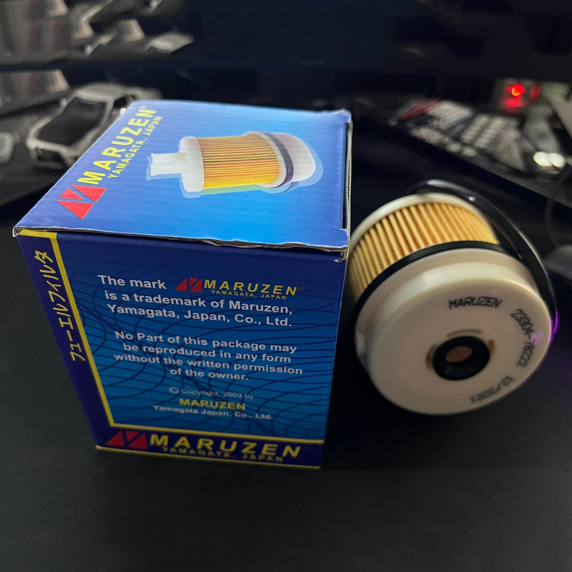 MARUZEN YAMAGATA JAPAN FUEL FILTER 23304-78222 for HINO 300 XZU710 and HINO DUTRO XZY600 2003 ...