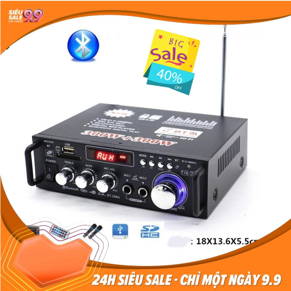 Ampli Mini Loa Amly Bluetooth KL-800 600W Hát Karaoke Gia Đình Xe Ô Tô ...