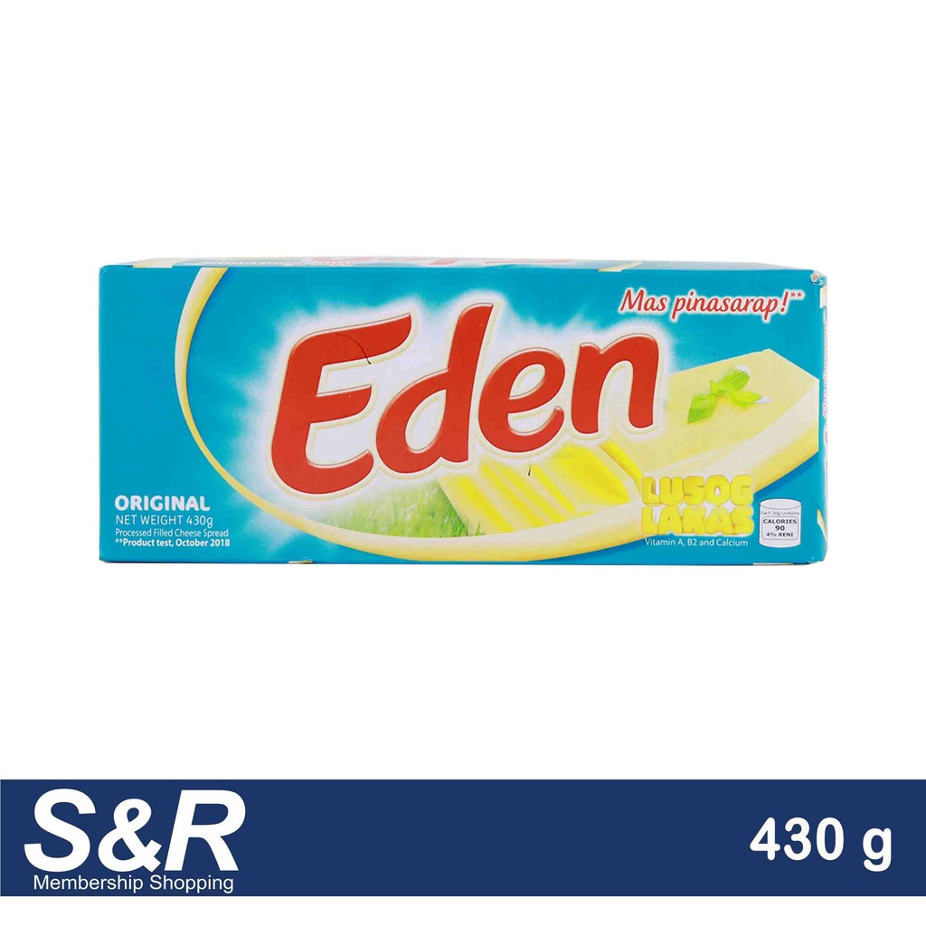 Eden Original Processed Filled Cheese Spread 430g + | Lazada PH
