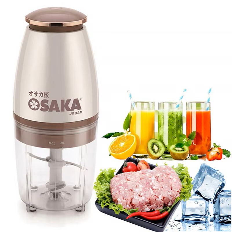 Osaka Mini Electric Meat Grinder Blender Multi-Purpose 700ml Kitchen ...