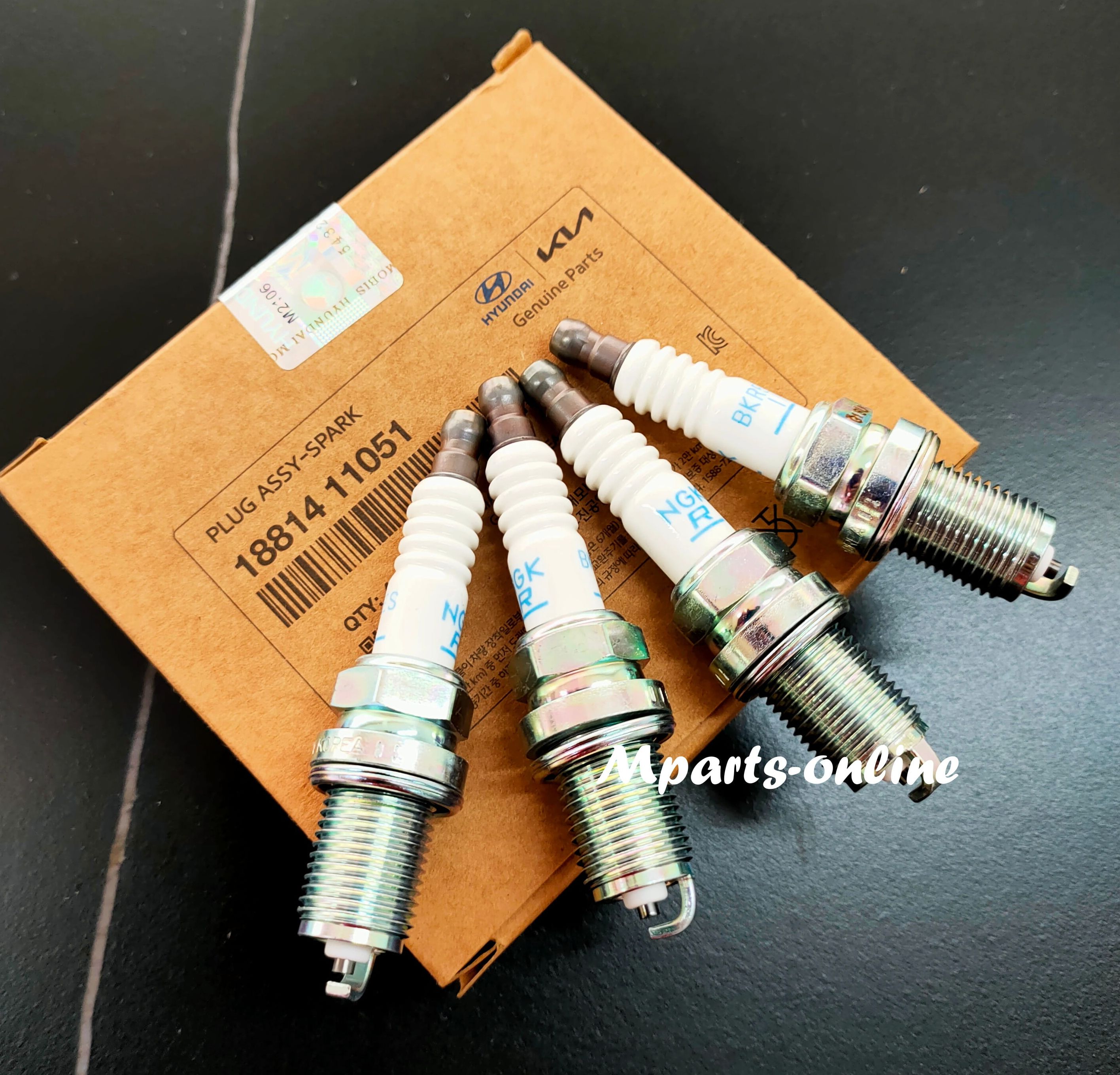 SPARK PLUG SET (ORIGINAL) NAZA CITRA / HYUNDAI MATRIX / PICANTO / ATOS ...