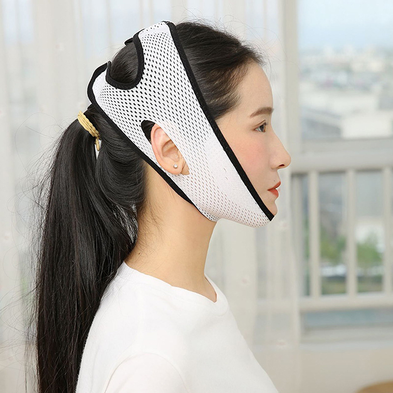 Breathable V Face Cheek Lift Up Band Face Thin Mask Reduce Double Chin ...