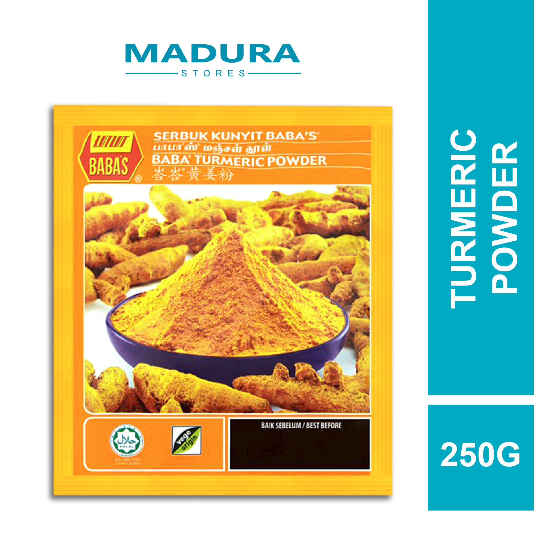 [8.8 SALES] Baba's Turmeric Powder 250g | Lazada