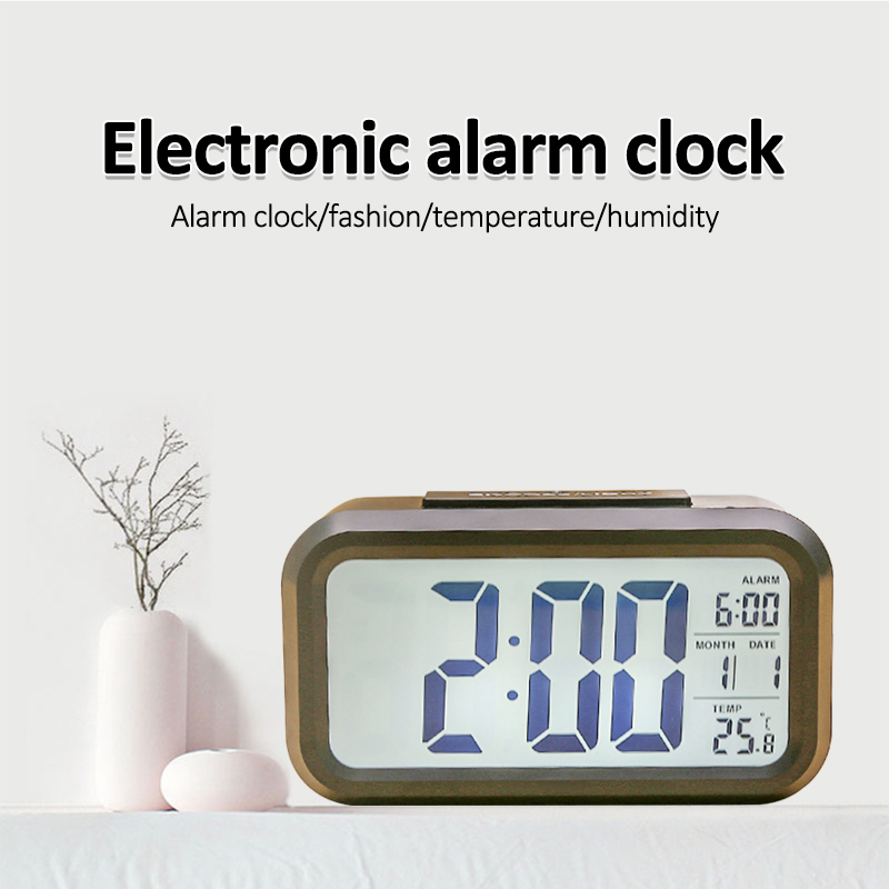 【Discount offer】Electric Desktop Table Clock Electronic Alarm Digital ...