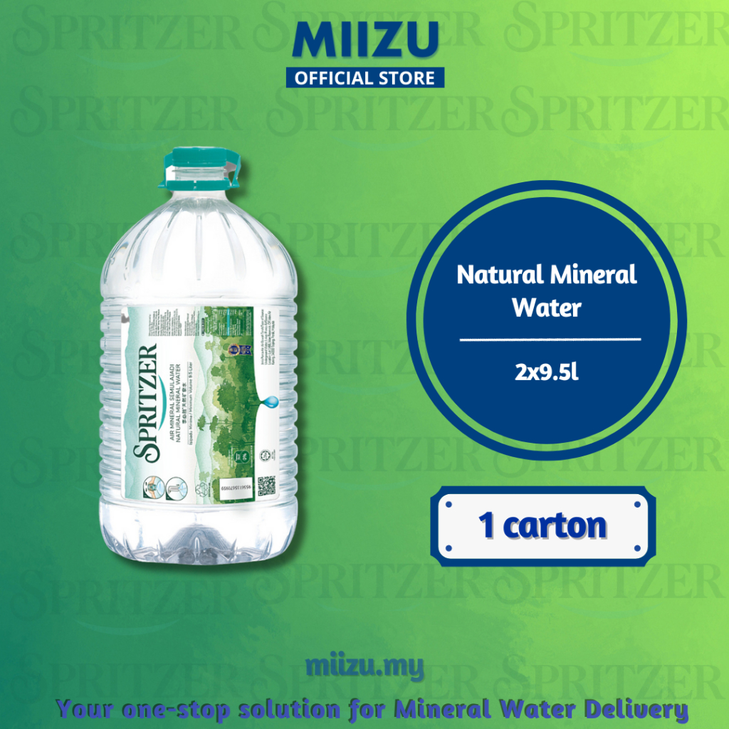 Spritzer Natural Mineral Water 2x9.5L | Lazada