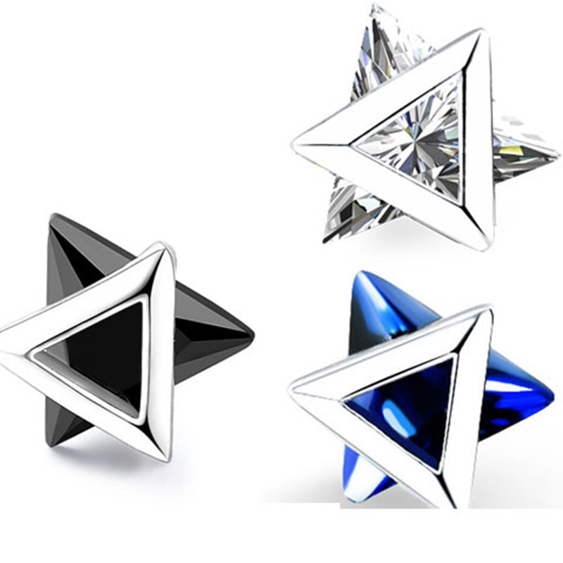 【Unlimited repurchase】Sansheng Stone Needle Earrings Niche Design ...