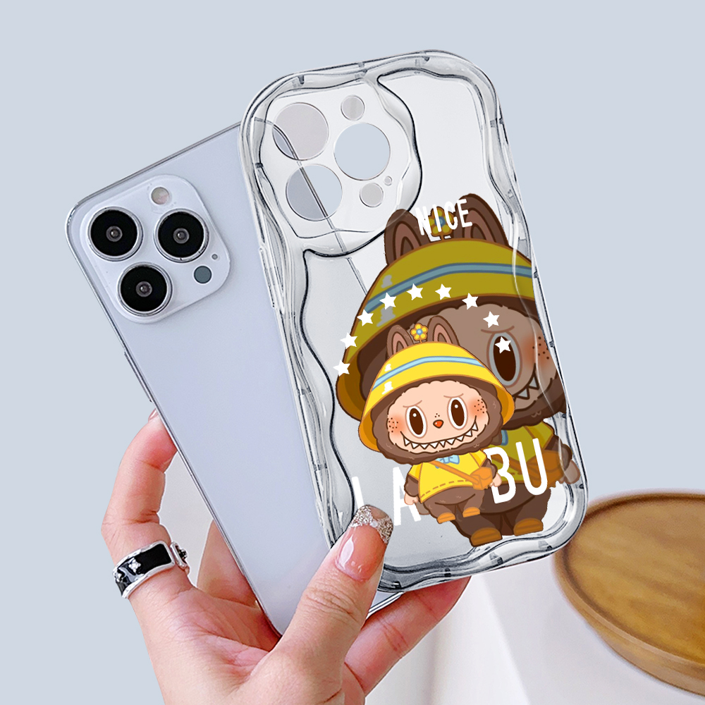 YYDS for Xiaomi Poco X4 NFC 11I Redmi Note 11 Pro+ 5G Back Cover Lovely Labubu Case Cream ...