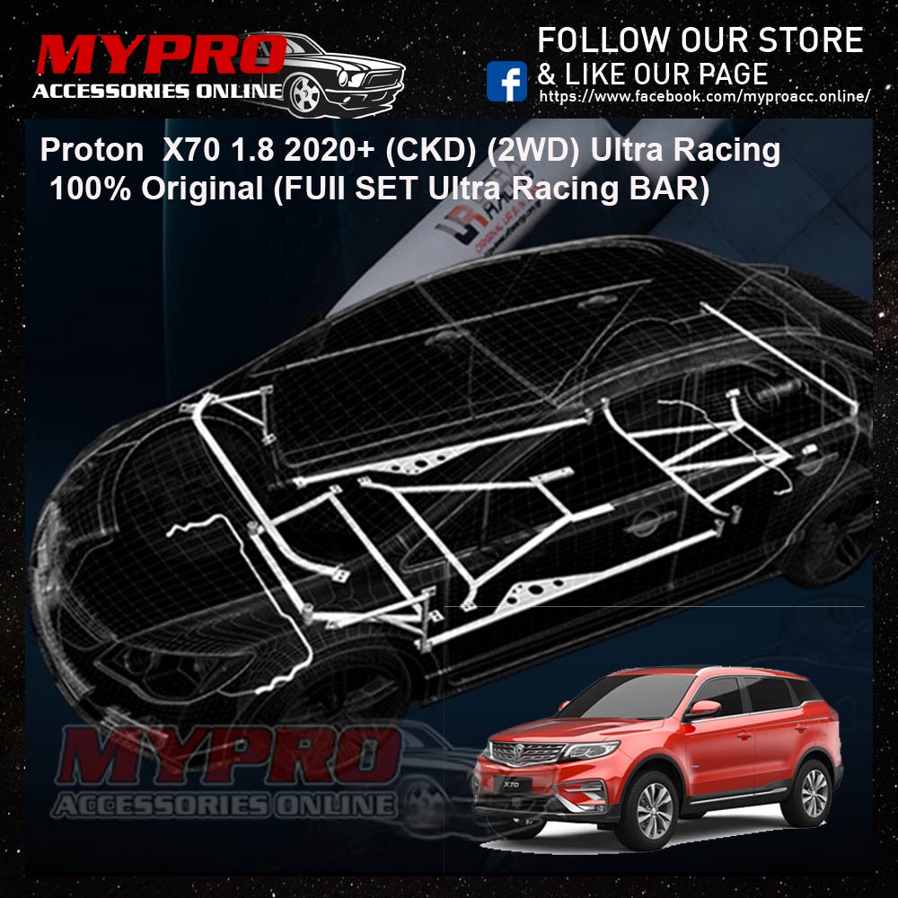 Proton X70 1.8 2020+ (CKD) (2WD) Ultra Racing 100% Original (FUII SET ...