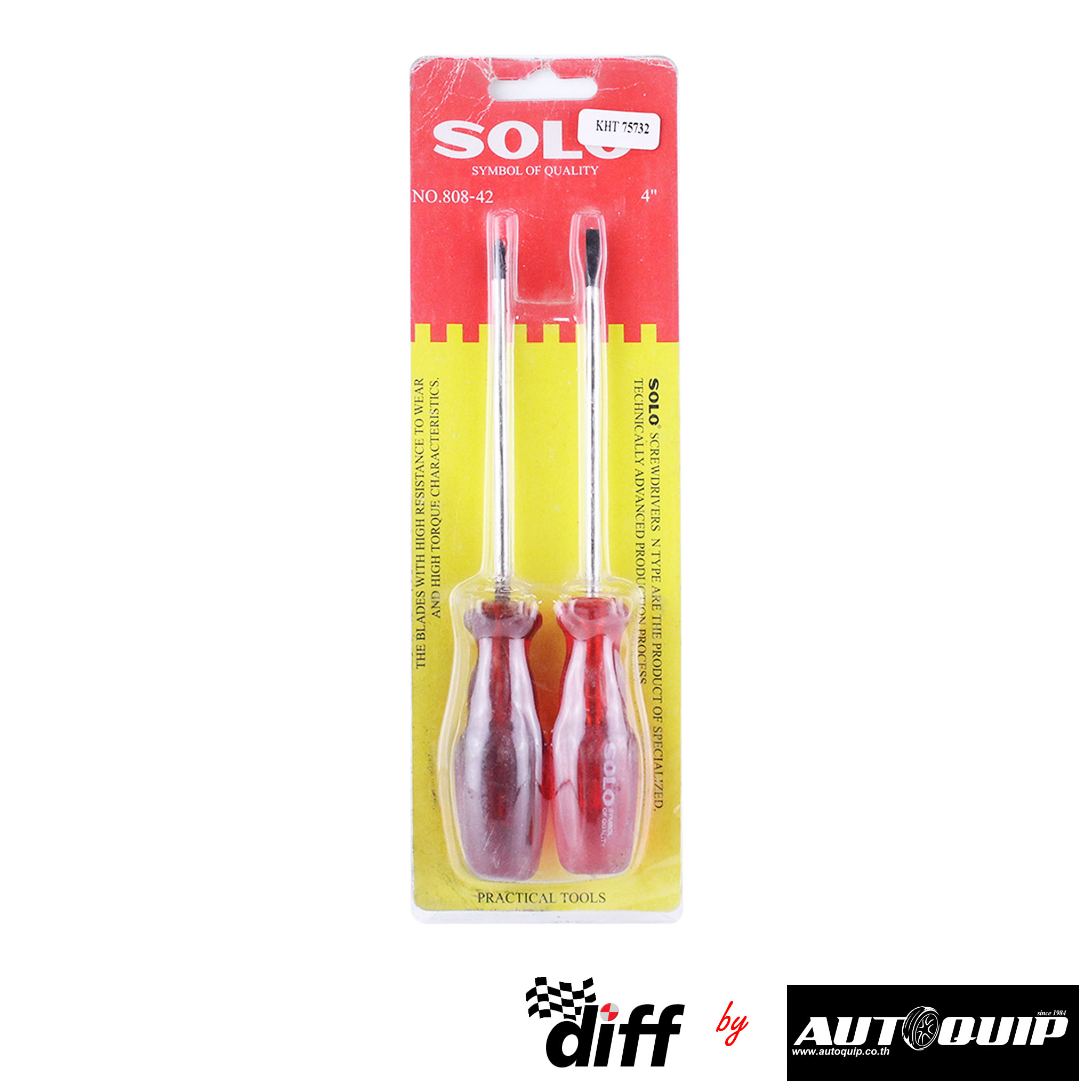 SOLO ไขควงช่างไฟ SOLO # 808-42-4" | Lazada.co.th