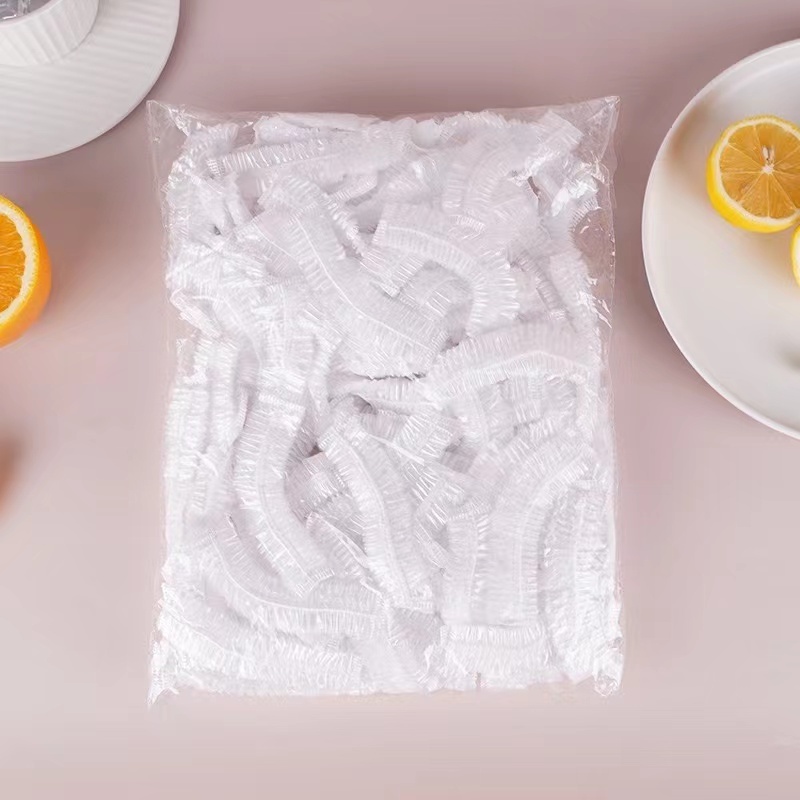 100 Pc Pack Kitchen Reusable Disposable Food Cover Durable Elastic Food ...