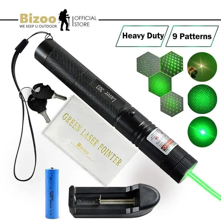 Rechargeable Green Laser Pointer Light for Teaching, Astronomy & Pet ...