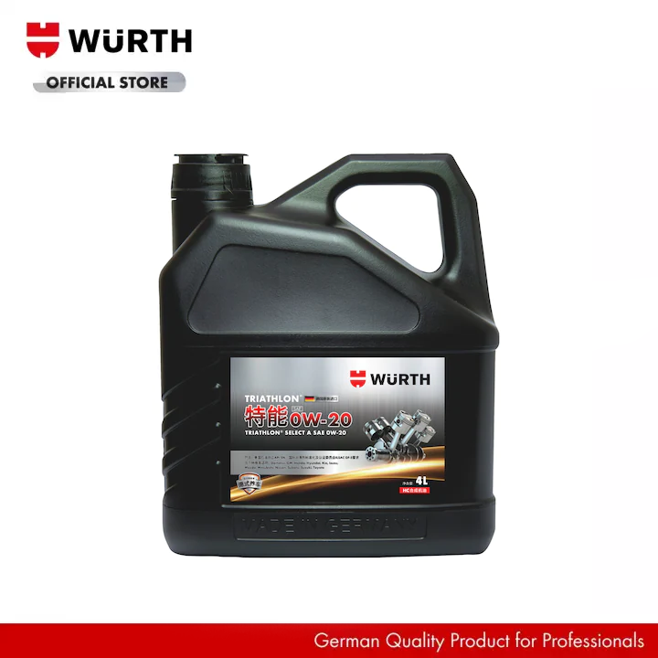 Wurth Triathlon Select Fully Synthetic Engine Oil SAE 0W-20 | Lazada