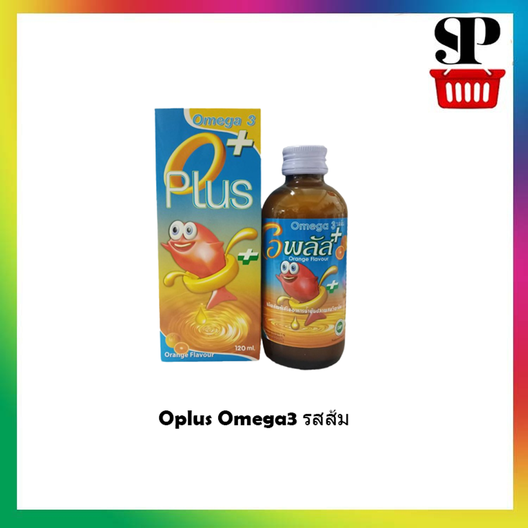 Oplus Omega3 รสส้มทานง่าย น้ำมันปลา โอเมก้า3 บำุรงร่างกาย สมอง เจริญ ...