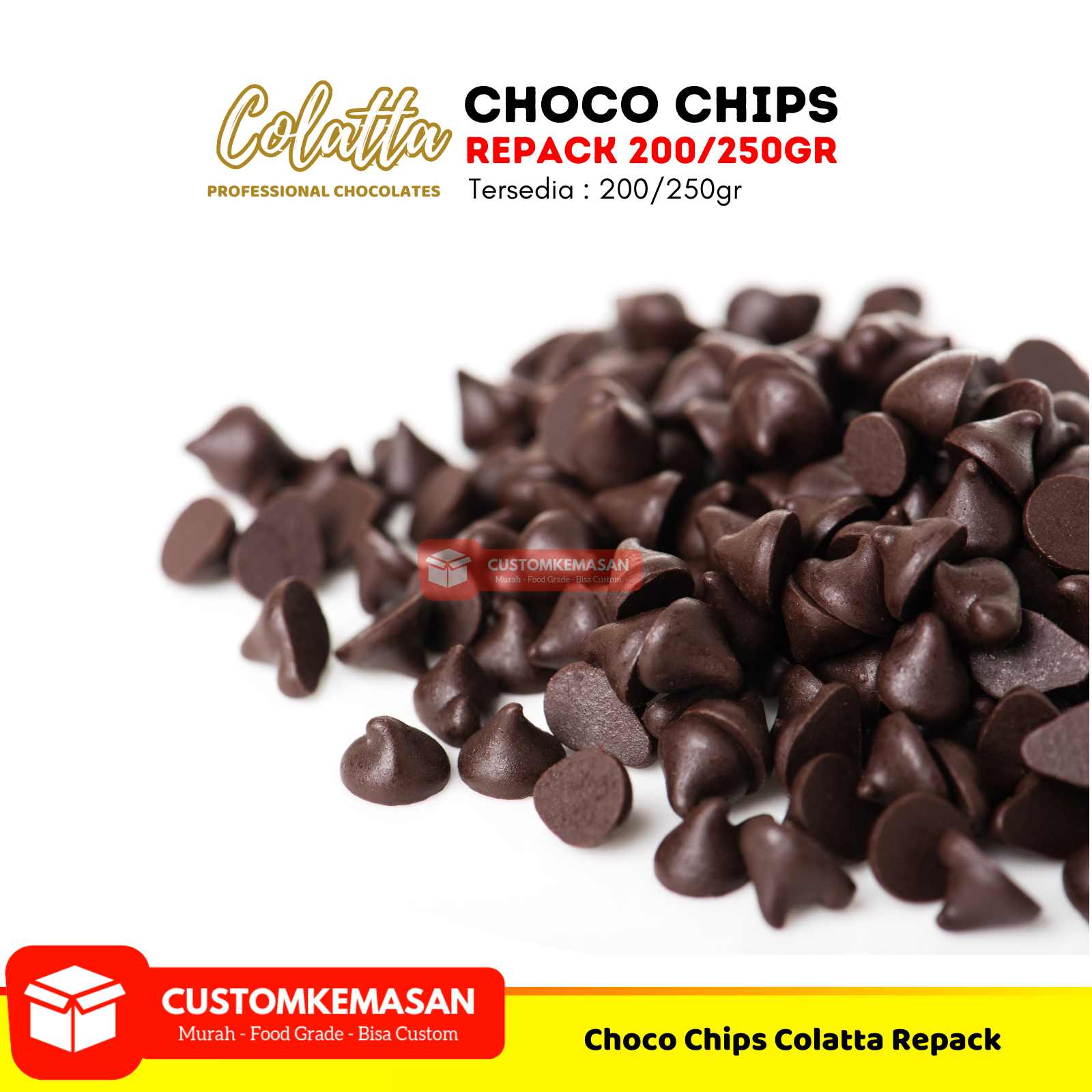 Colatta Choco Chips / Choco Chips Cokelat Colatta / Choco Chips Repack ...