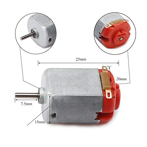 MOTOR DC 1 - 6 VOLT 3V 5V 6V MINI KECIL DINAMO MAINAN ANAK MOBILAN ...