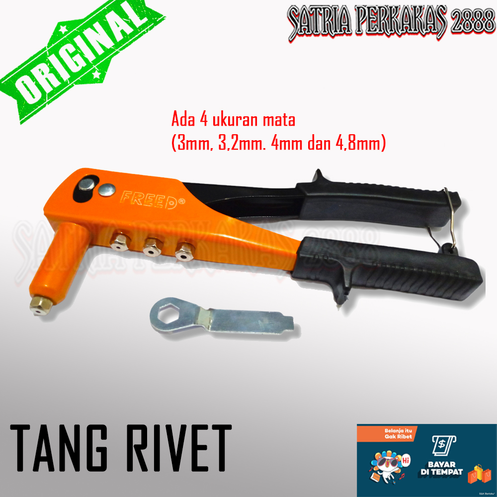PROMO TANG RIVET /HAND RIVETER/ TOOLS KAPUSI - ALAT PERKAKAS - KUNCI ...