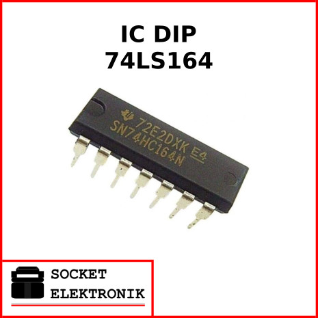 IC 74LS164 74HC164 DIP 8 bit serial to parallel shift register | Lazada ...