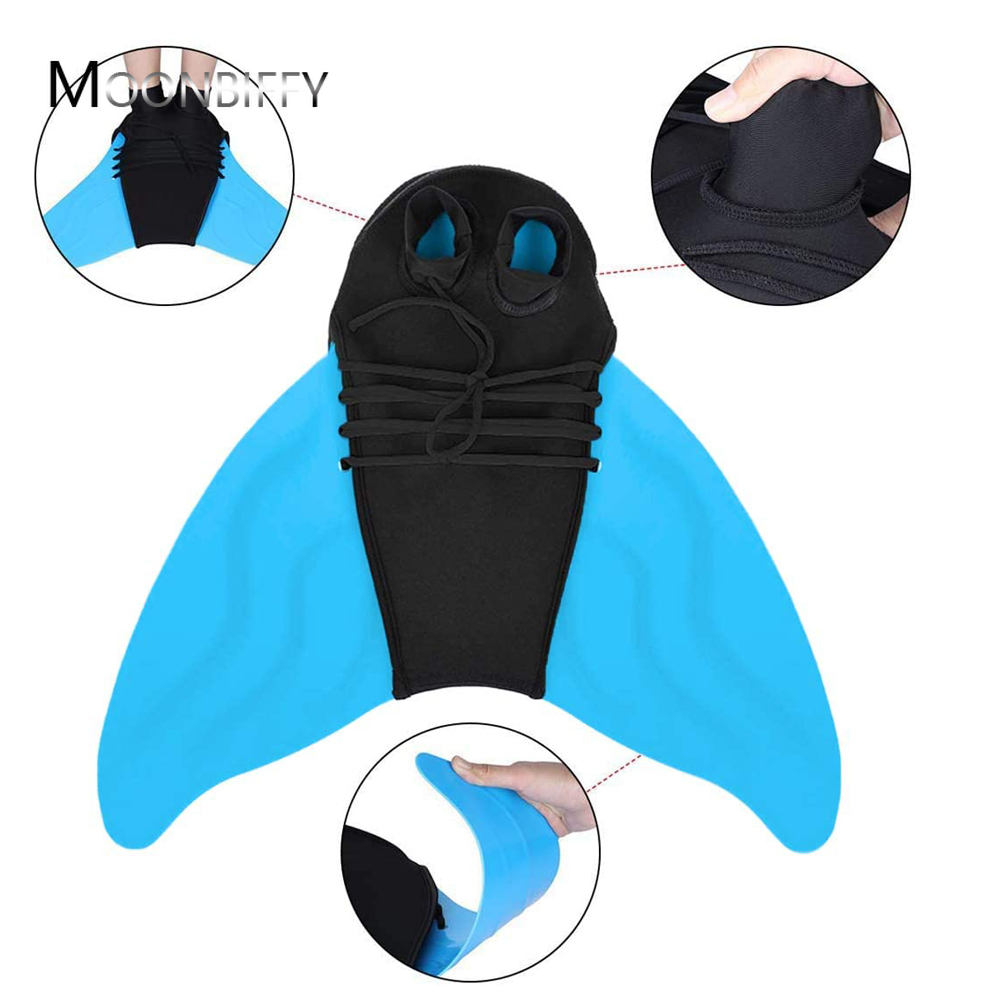 【Petalfall】Swimming Mermaid Tail Diving Foot Flippers Pool Training ...