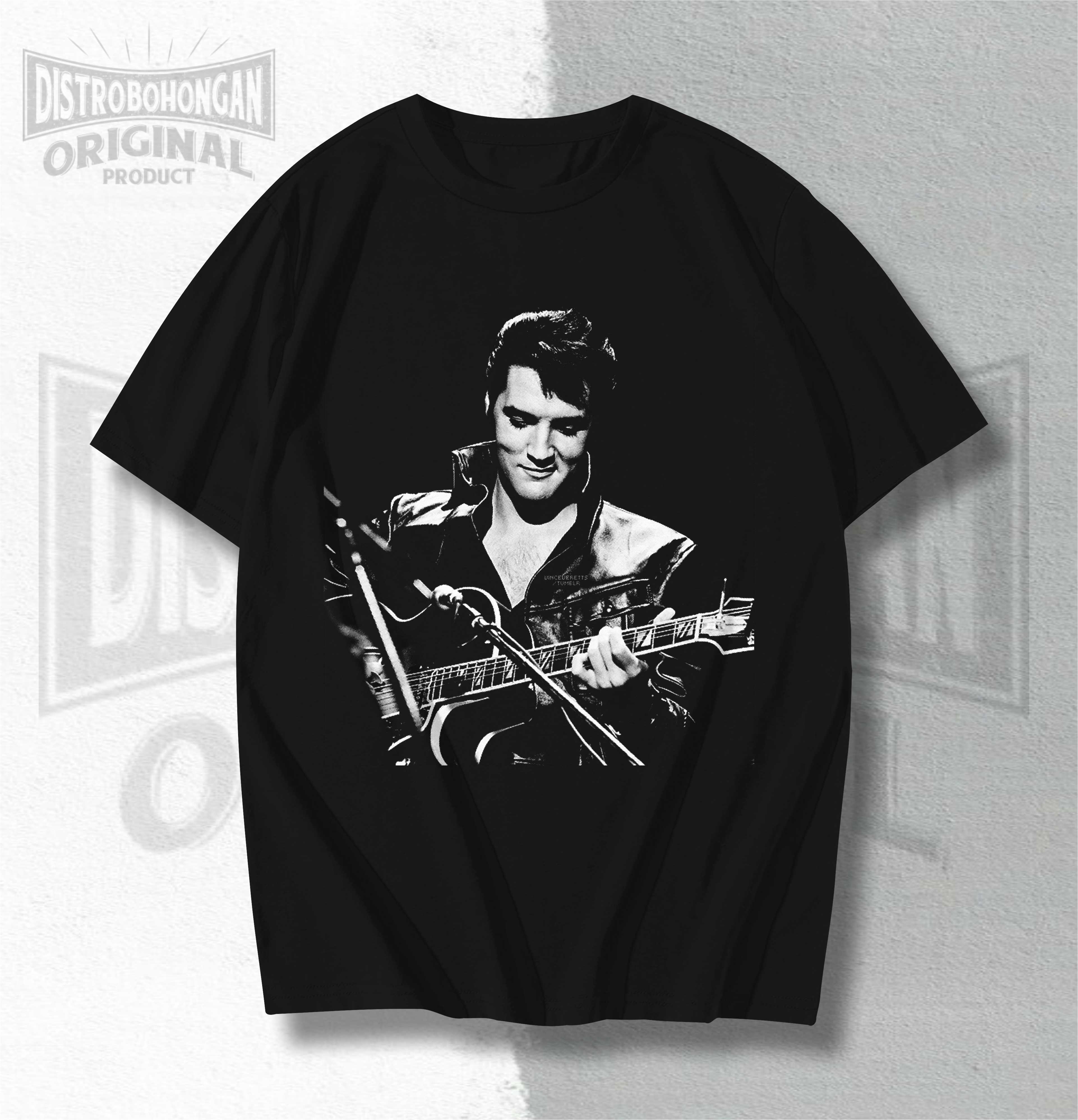 BAJU ELVIS PRESLEY KAOS BAND ROCK TSHIRT MUSIC KLASIK ATASAN MUSIK ...