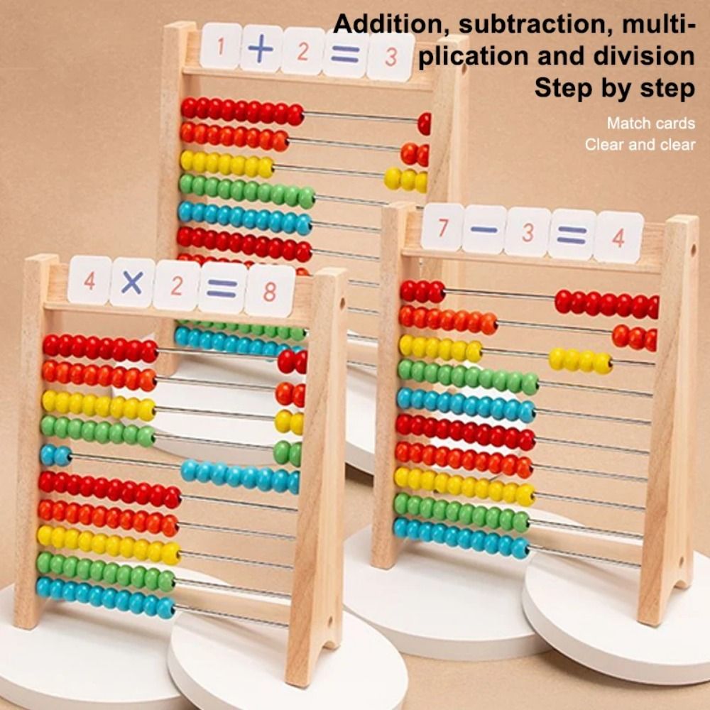 Calculation Bead Calculating Beads Wooden Educational Counting Toy ...