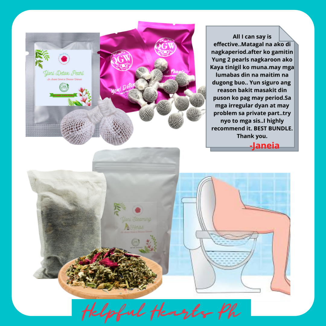BEST BUNDLE Yoni Detox Pearl + Steam Herbs 50g Women Vaginal Health and ...