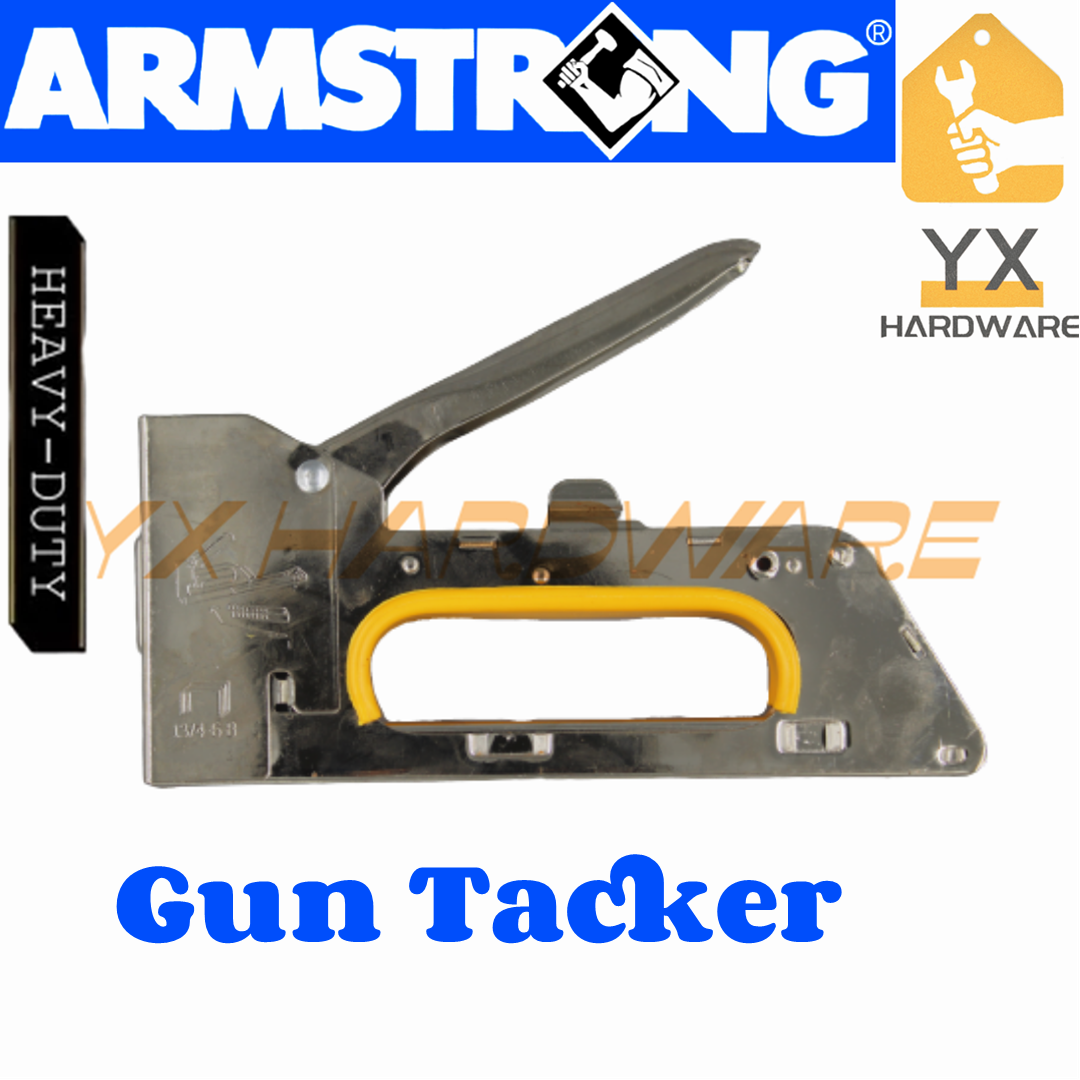 ARMSTRONG Heavy Duty GUN TACKER Staple Gun and Staple Wire | Lazada PH