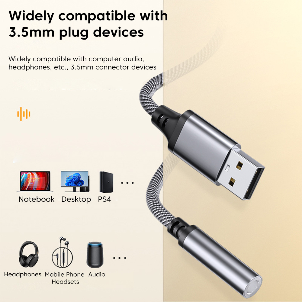 Olaf USB/USB Type C To 3.5mm Aux Adapter Type-c 3 5 Jack Audio Cable ...