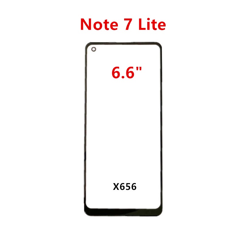 Front Glass Screen For Infinix Note 8 8i 7 Lite X683 X656 X690 X692 ...