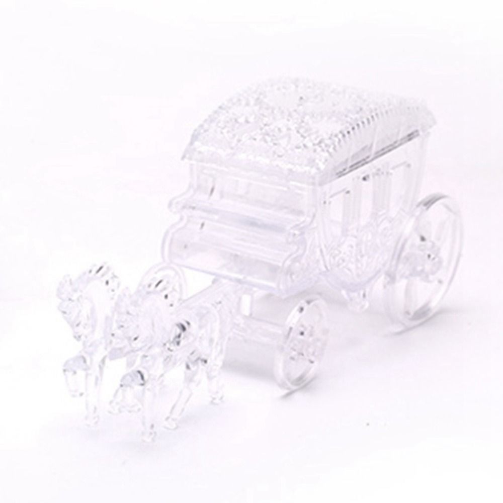 Portable Exquisite Carriage Candy Box Plastic High-end SmallCarriage ...